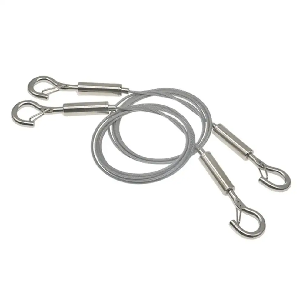 Stainless-Steel-Cable-Adjustable-Automatic-Wire-Rope-Spring-Hook ...