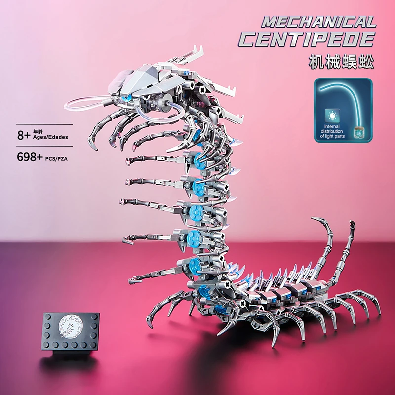 High-Tech Mechanical Centipede Building Blocks Bionics Animal Model ...