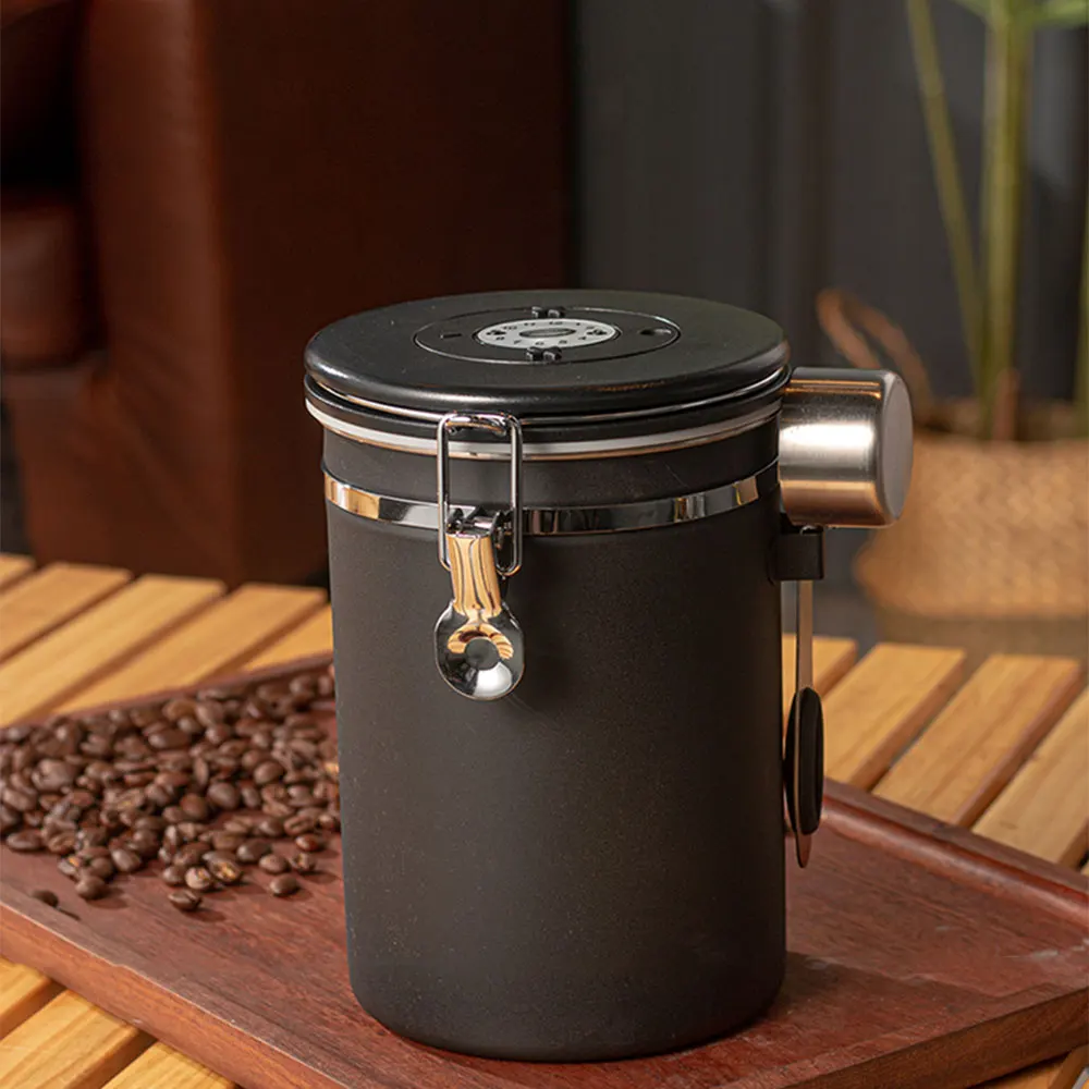 Large-Capacity-Coffee-Storage-Container-Stainless-Steel-Coffee-Bean-Can ...