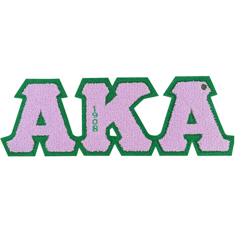 Aka Sorority Shield With Pearls