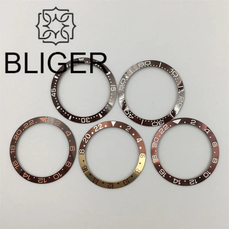 BLIGER-38mm-Diameter-Brown-Rootbeer-Watch-Bezel-With-24-Hours-60 ...