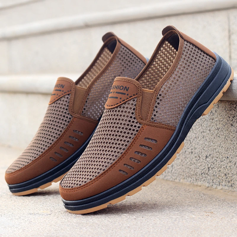 Summer Mesh Breathable Shoes Men Casual | Summer Male Casual Shoes Mesh ...