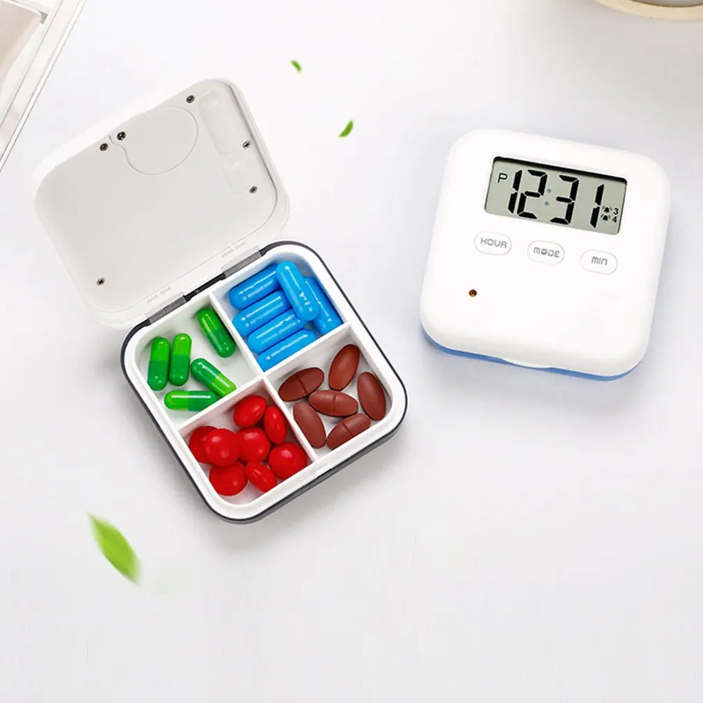 2024-Newest-Electronic-Smart-Pill-Box-Timing-Pill-Box-Portable-Medicine ...