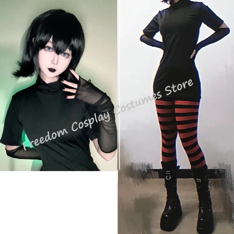 Mavis Dracula Cosplay Costumes Mask Wig Hotel Transylvania Role Play ...