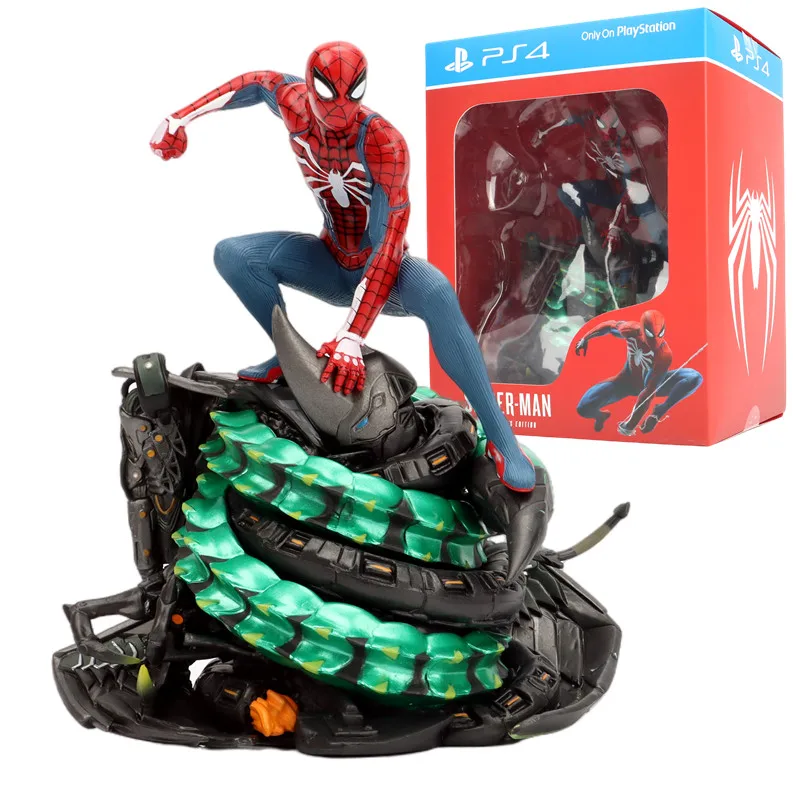 Marvel-Spiderman-Toys-19cm-estatua-PS4-edici-n-MODELO-DE-figura-de ...