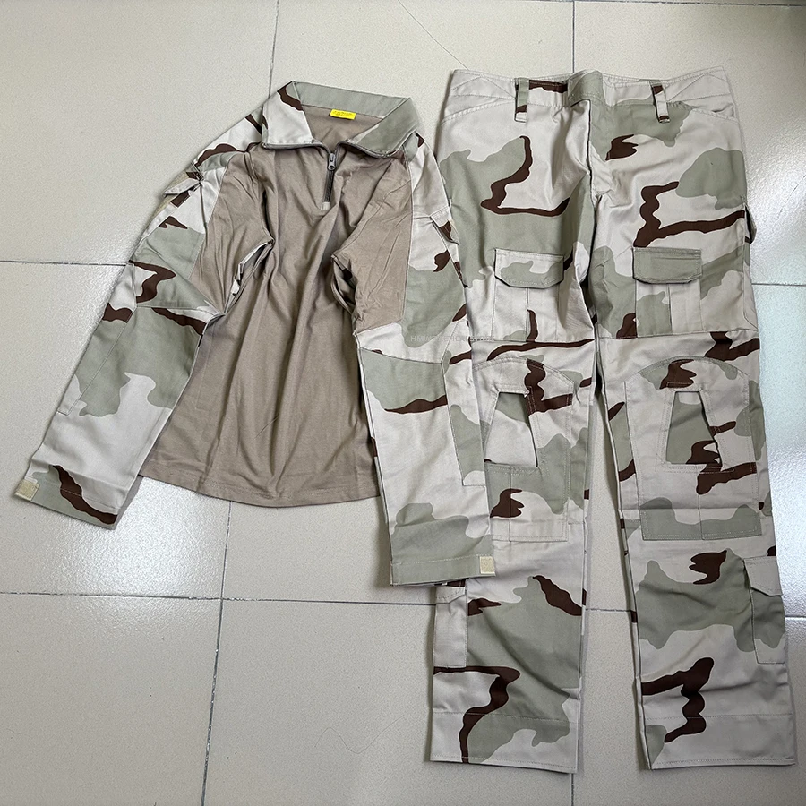 G2 tactical suit Three Sand Camouflage Frog Suit GEN2 Set Tactical ...