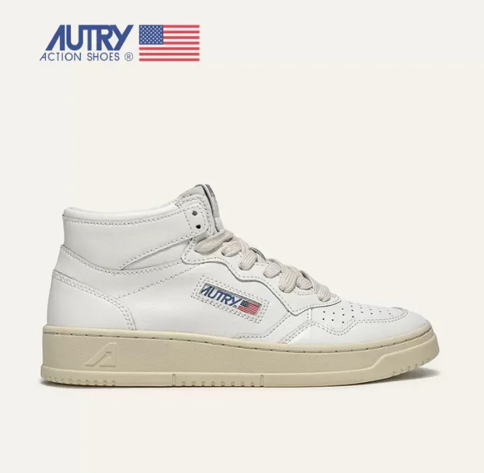 AUTRY zapatos deportivos con suela gruesa de cuero para hombre y mujer ...