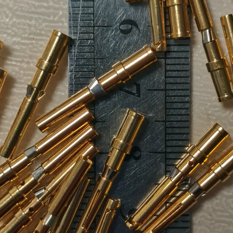 50PCS-Crimping-pin-ck1-6-ed-2-50bu-Au-gold-plated-1674985-female ...
