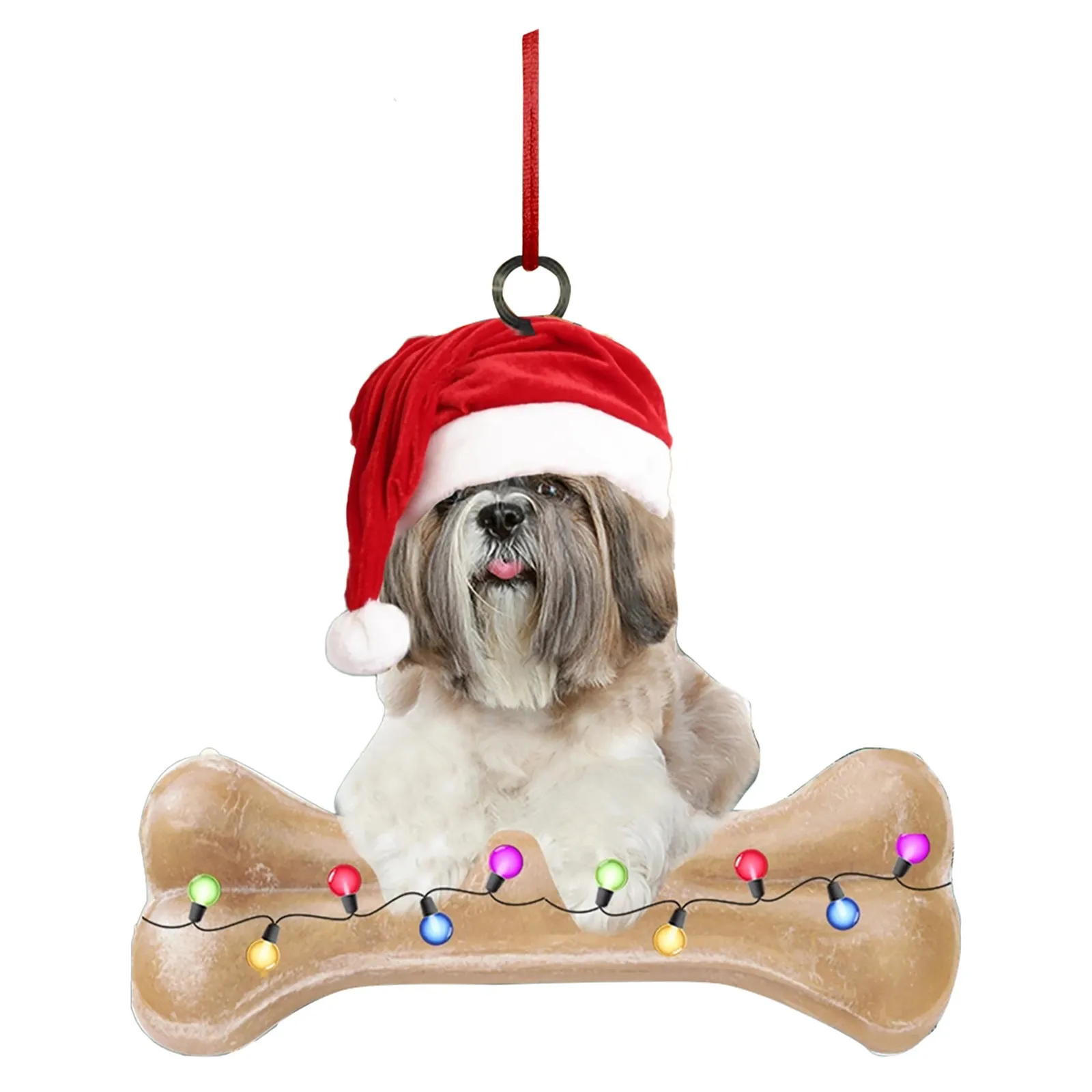 2024-Christmas-Tree-Pendant-Cute-Kitty-Dog-Cat-Animal-Drop-Ornament-New ...