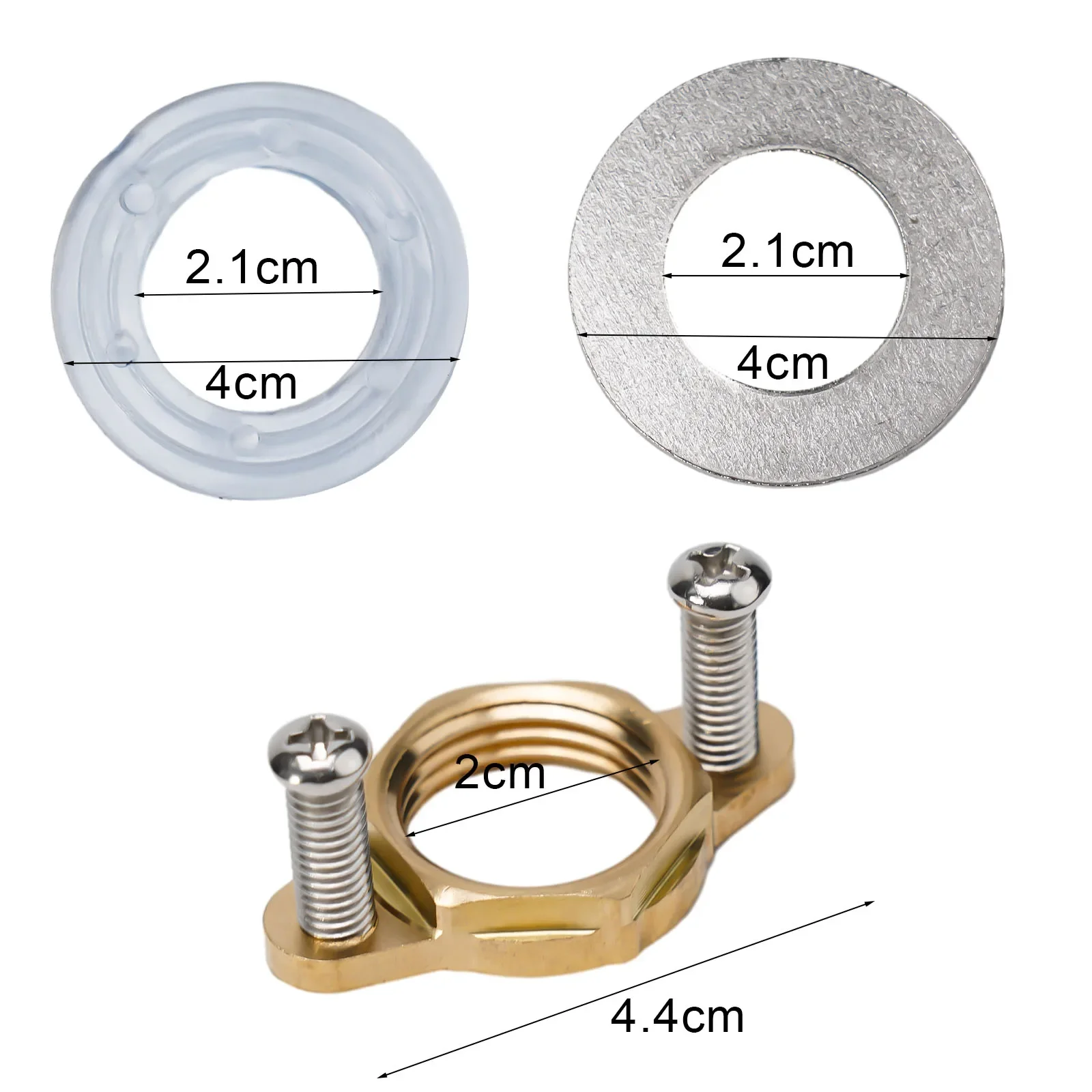 1set-Anti-loosening-Fasteners-Four-point-Nut-Copper-Faucet-Fixing ...