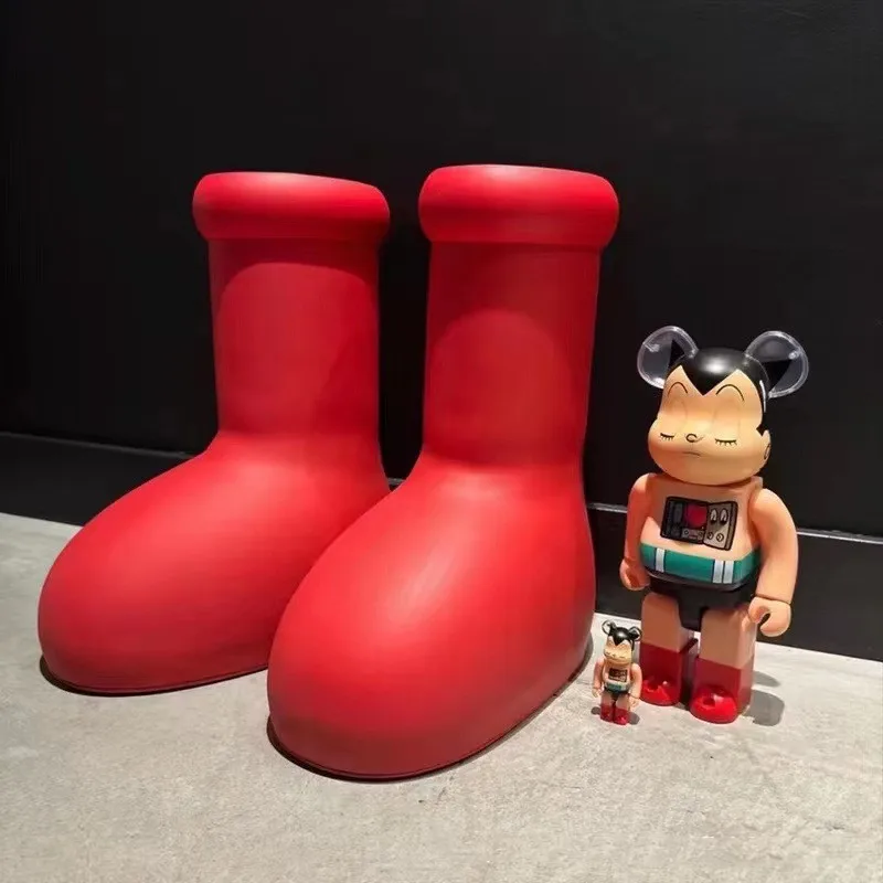Astroboy Botas de lluvia para hombre y mujer, zapatos de suela gruesa y ...