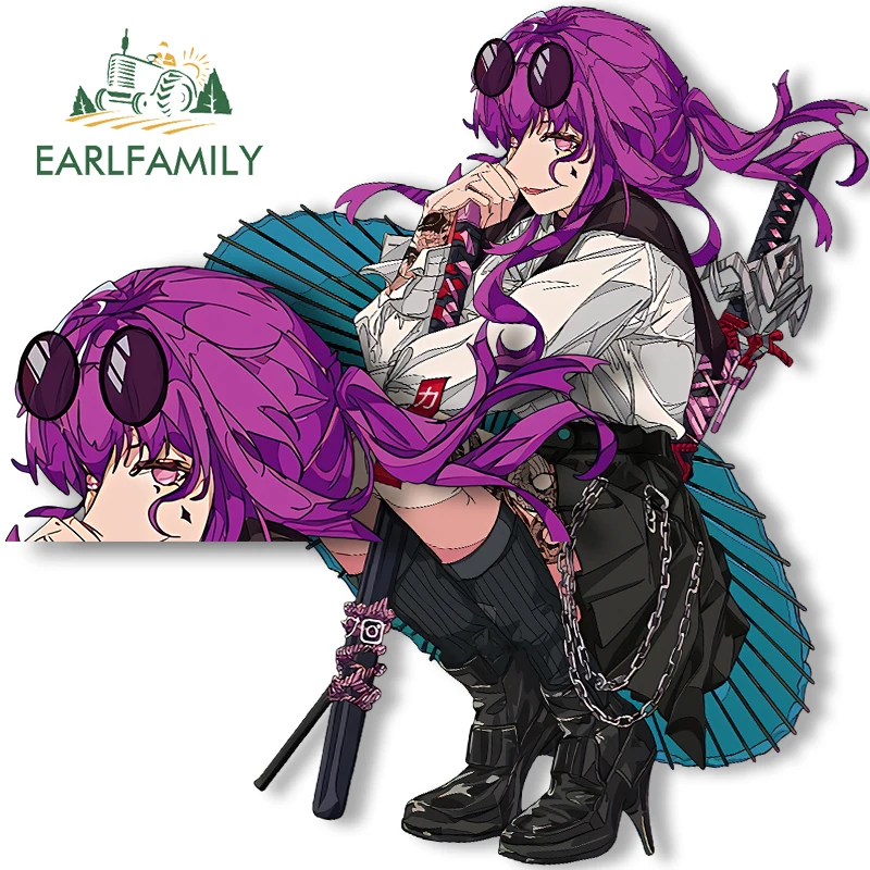 EARLFAMILY-13cm-Kafka-Honkai-Star-Rail-Original-Car-Sticker-Fanart ...