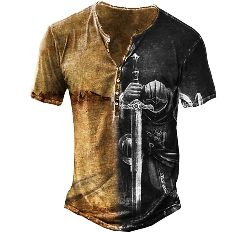 Men Shirt Knights | Gothic Men Shirt | Cheap Shirts Knight | Knight ...
