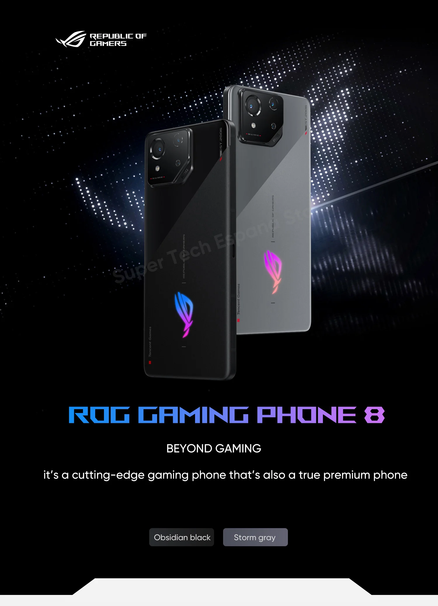 ASUS ROG Phone 8 5G Smartphone Snapdragon 8 Gen 3 Gaming Phone 6.78'' 165Hz AMOLED Screen 65W ...