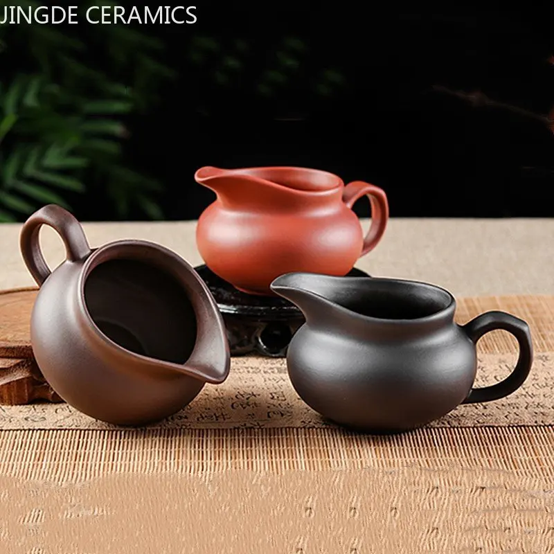 Chinese-Purple-Clay-Fair-Cup-Cha-Hai-Master-Teacup-Handmade-Tea-Set ...