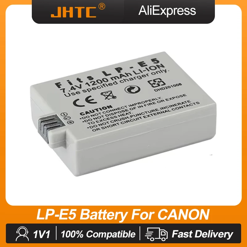 Rechargeable Battery For LP-E5 For CANON 450D 500D 1000D KISS X3 X2 ...