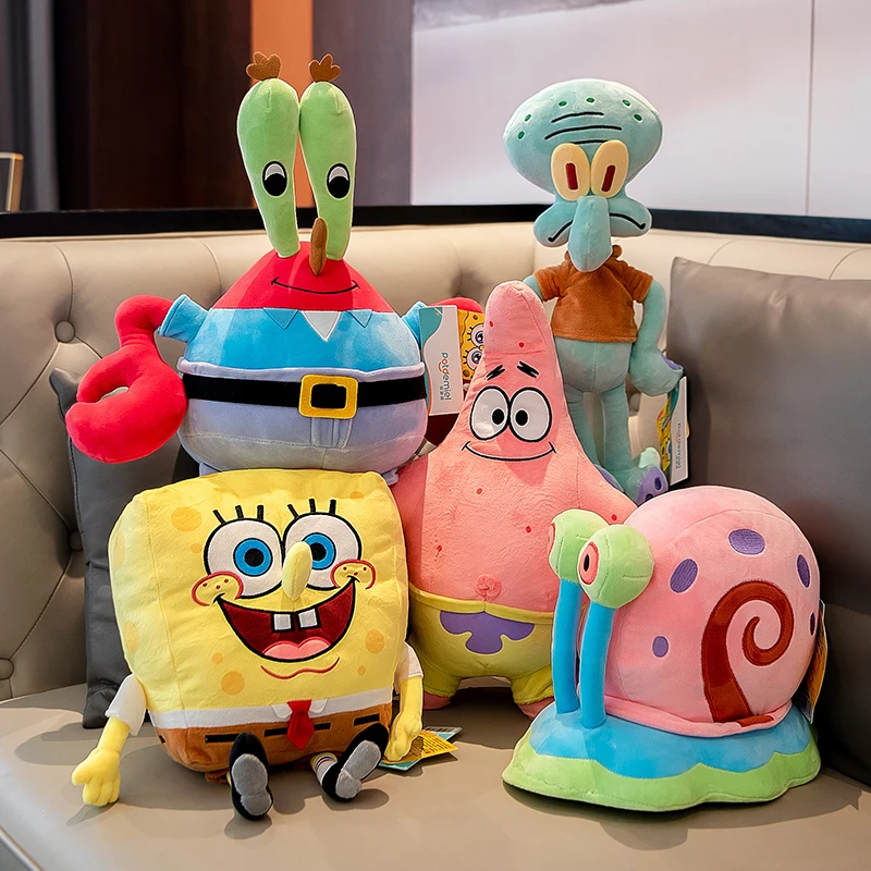Anime-Spongebob-Squarepants-Patrick-Star-Squidward-Eugene-H-Krabs-Gary ...