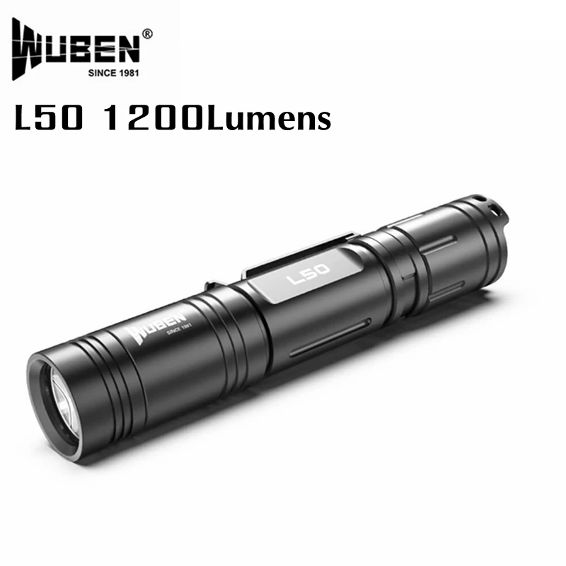 WUBEN-L50-Led-Flashlight-1200Lumen-Powerful-Rechargeable-Tactical-Torch ...