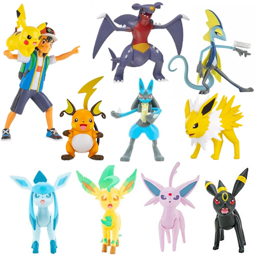 Figuras de acción de Pokémon, Battle Figure, Holiday Ash Ketchum Absol ...