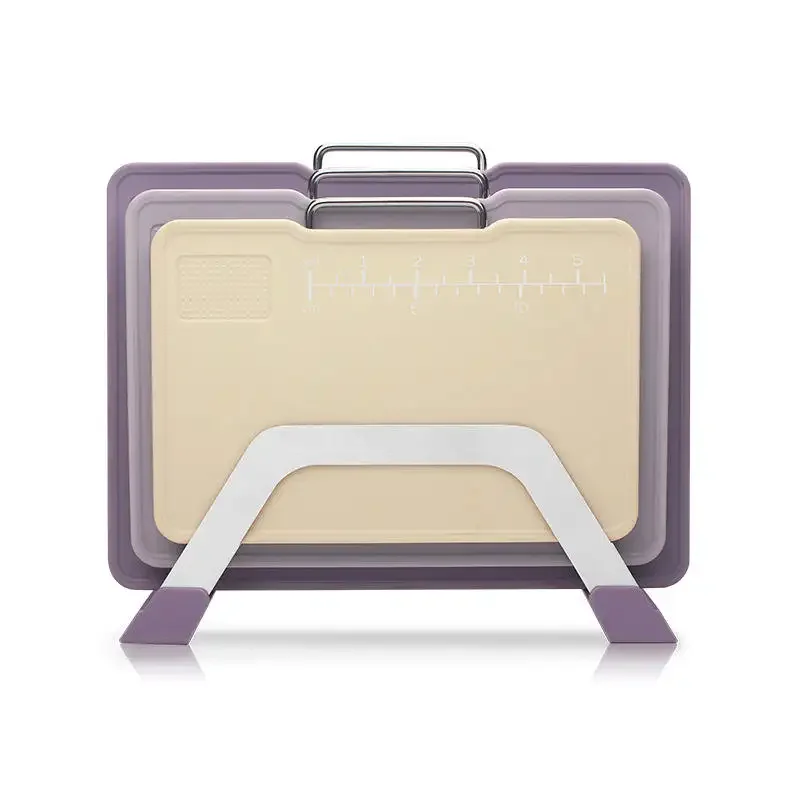 3pcs Kitchen Grinding Garlic Chopping Board Set With Scale ...