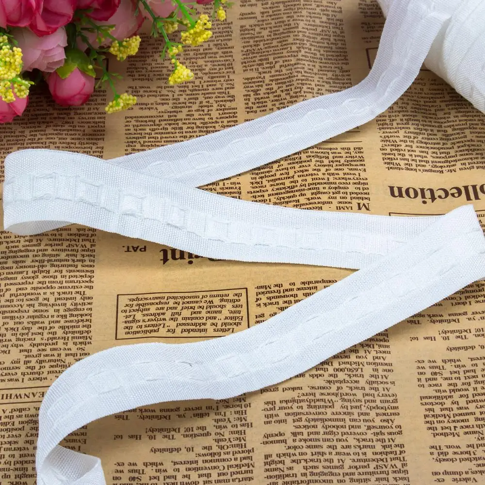 Pull Pleated Tape 2.5cm/3cm Width For Korean hook lifting hook Tape ...