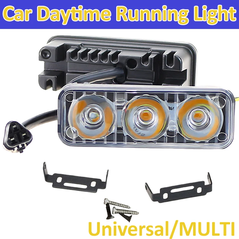 Car-LED-DRL-LED-Daytime-Running-Light-Waterproof-12V-White-6000K-6700K ...