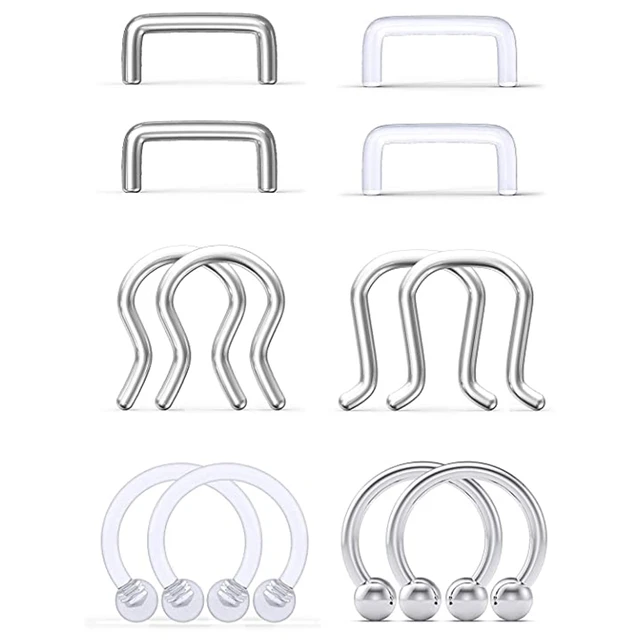Septum Piercing Clear Retainer