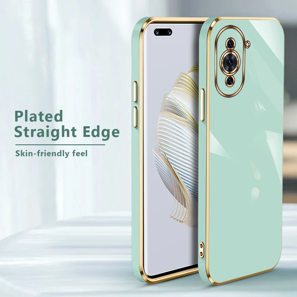 For-Huawei-nova-10-Pro-Case-Luxury-Fashion-Plain-Color-Electroplated ...