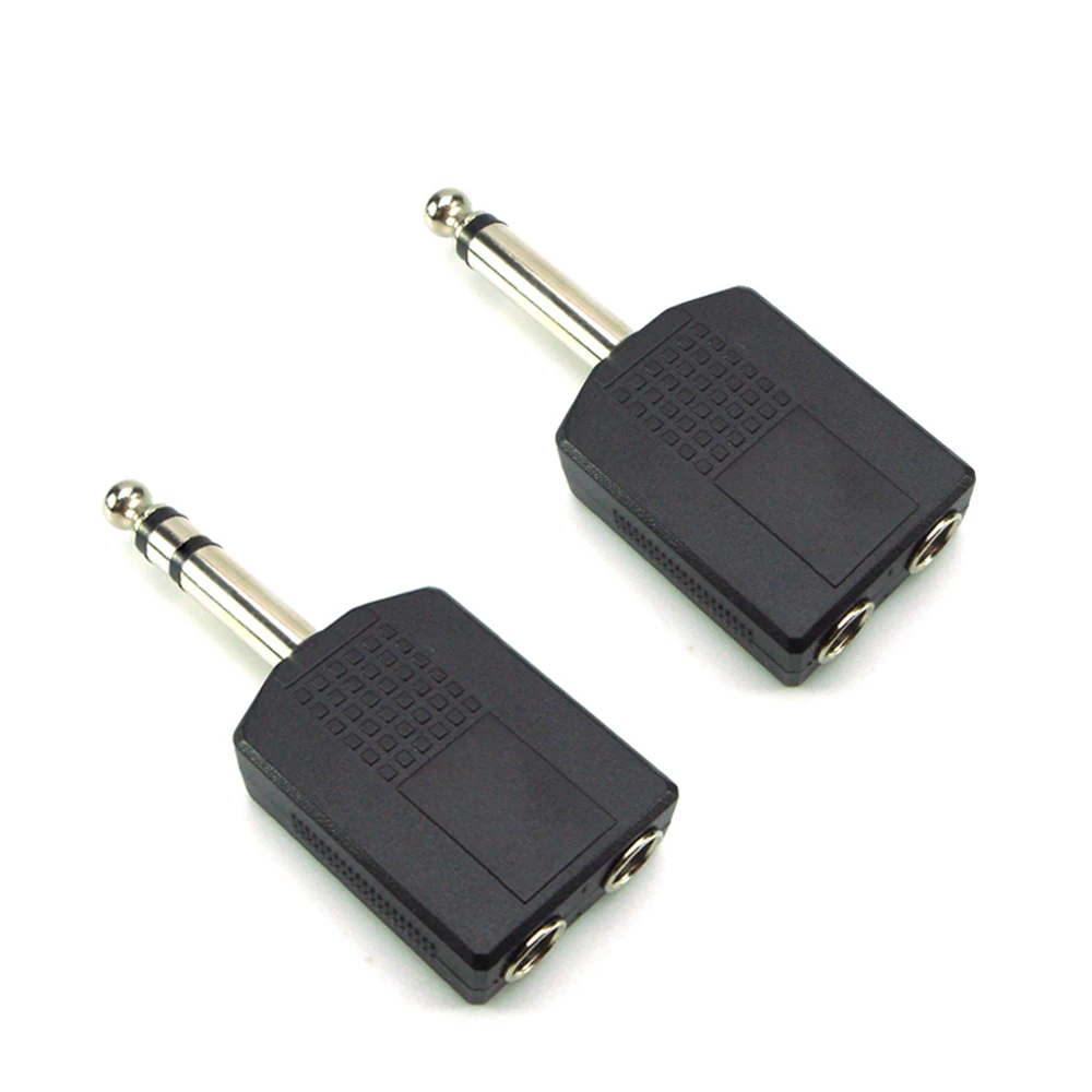 Jack Adapter 3.5mm Stereo 6.35mm Mono - 1/4 Stereo Audio Jack Plug ...