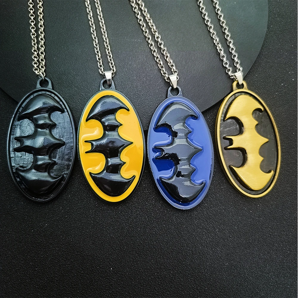 4-Color-Disney-Stainless-Steel-Batman-Pendant-Necklace-for-Boys-Men ...
