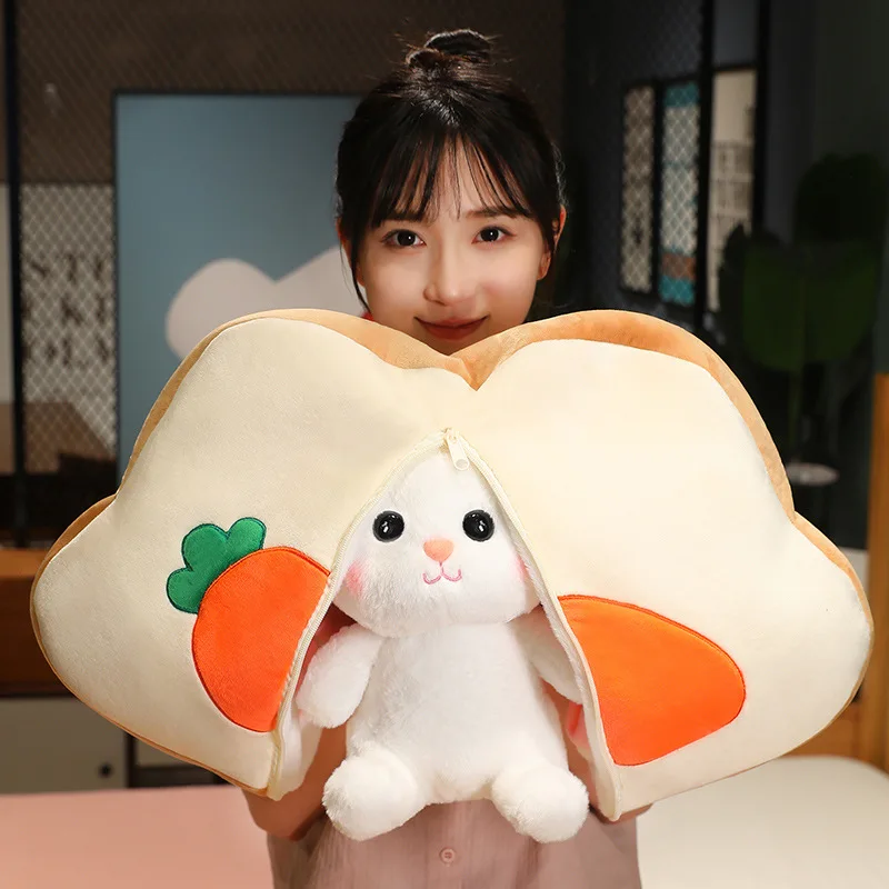 22-32-42CM-Kawaii-Transform-Rabbit-Plush-Toys-Lovely-Plush-Toast-Carrot ...