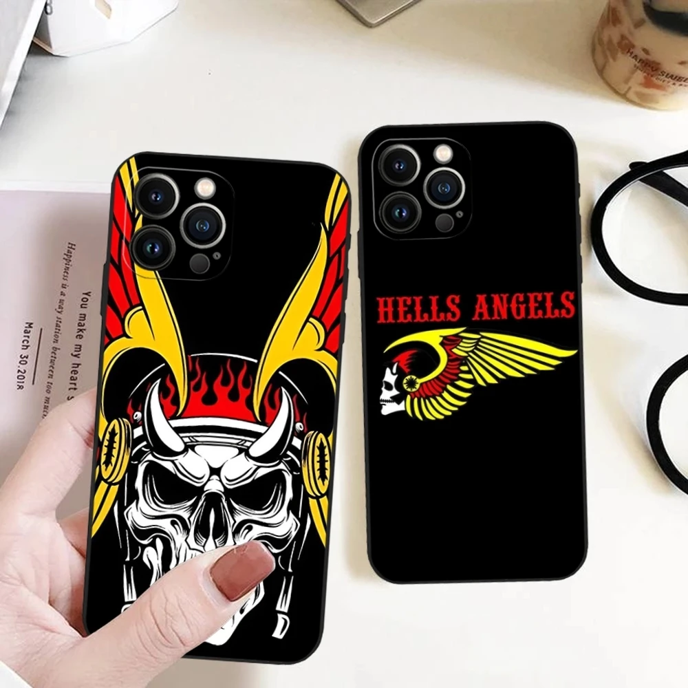 Hells-Angels-Phone-Case-for-iphone-13-11-15ProMax-14-12-16Pro-Xs-Max ...