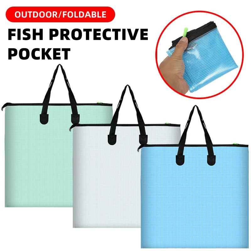 Fish-Protection-Bag-Multifunctional-PVC-Fishing-Handbag-Foldable ...