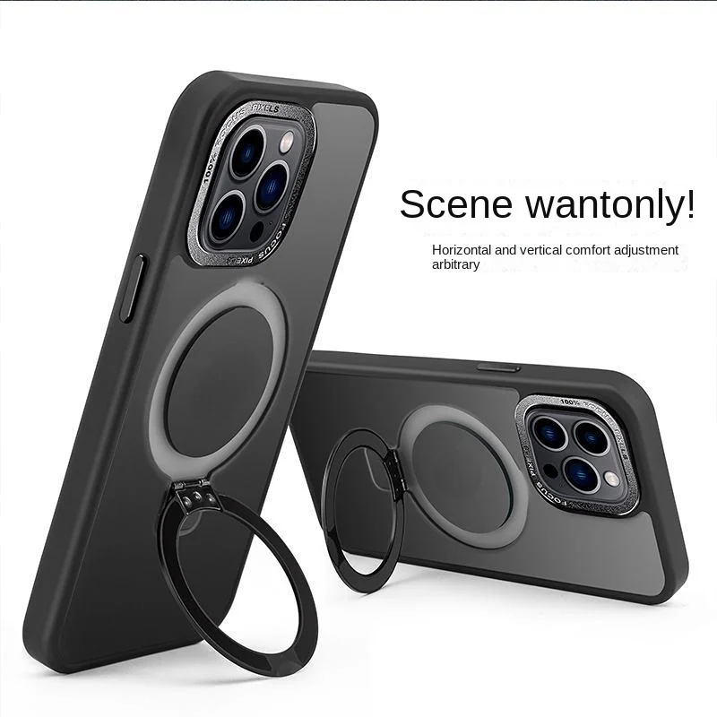 Magnetic-Bracket-Shockproof-Phone-Case-for-iPhone-11-12-13-Pro-Max-14 ...