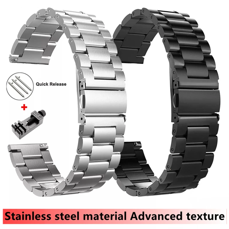 Stainless-Steel-Strap-For-Blackview-W30-X1-Pro-X5-R30-Smartwatch-Band ...