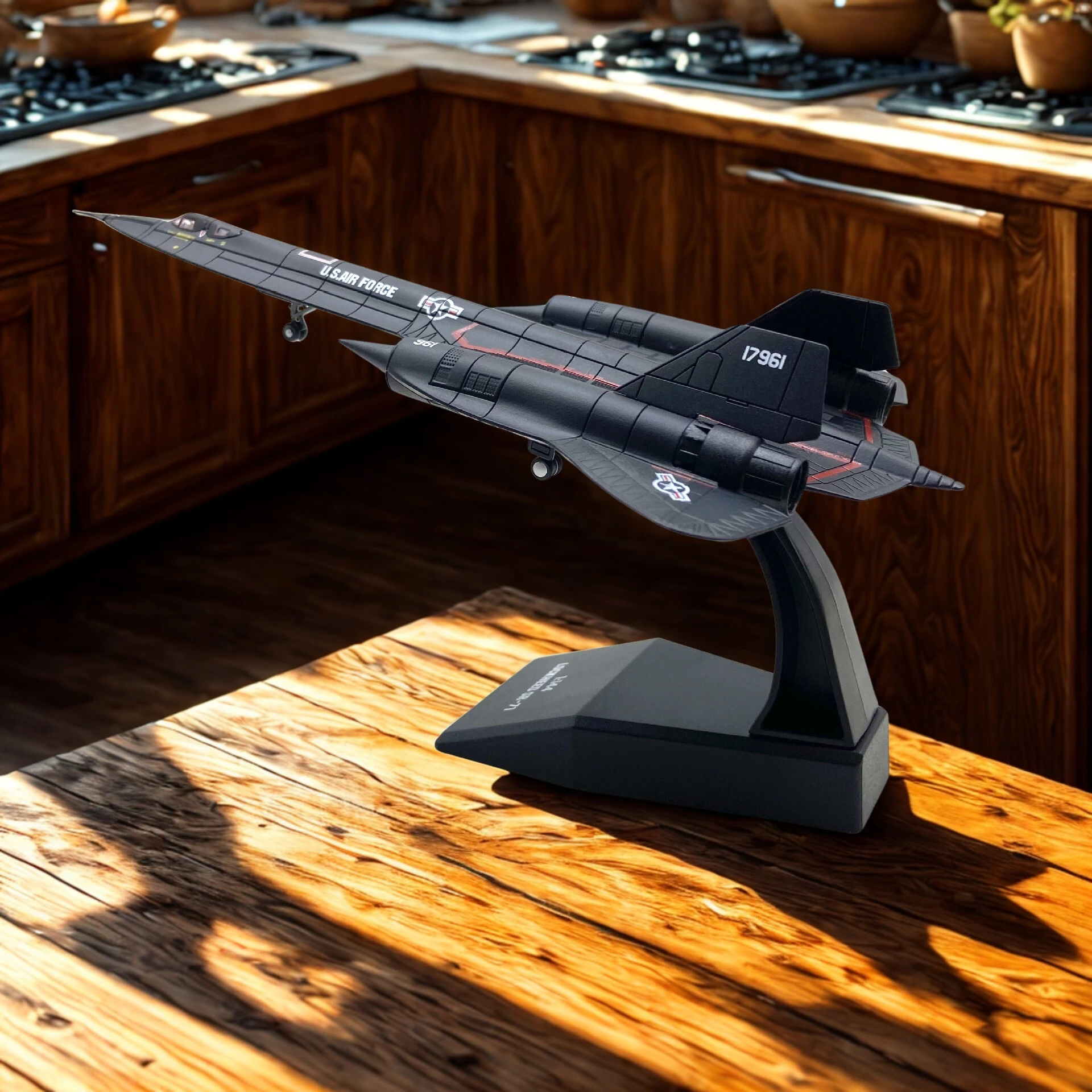 1/144 Scale US Air Force SR-71 Blackbird Reconnaissance Aircraft Alloy ...