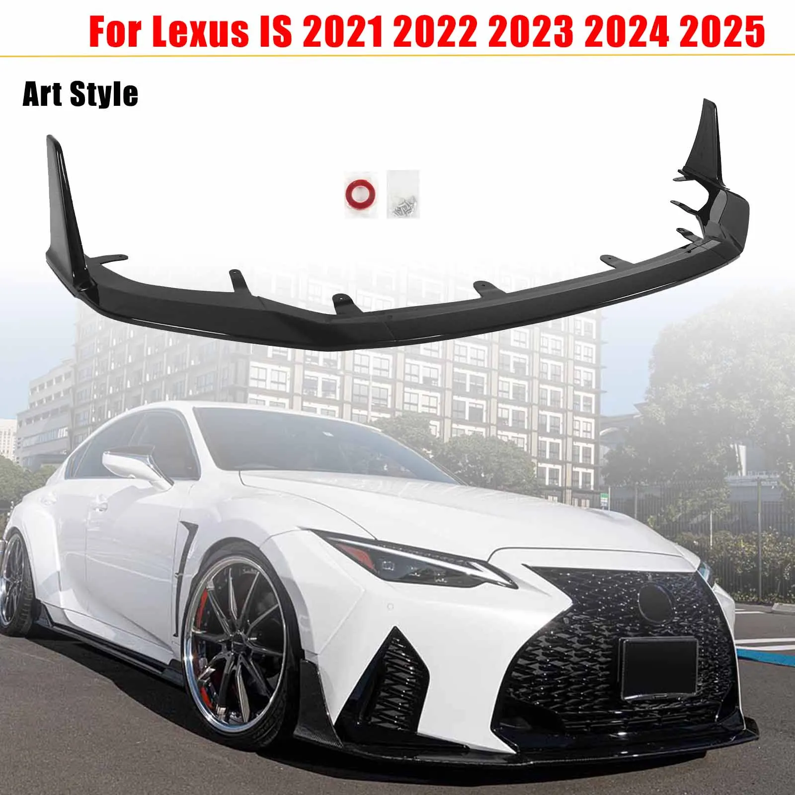 Front Bumper Lip For Lexus IS250 IS300 IS350 IS500 2021-2025 IS All ...