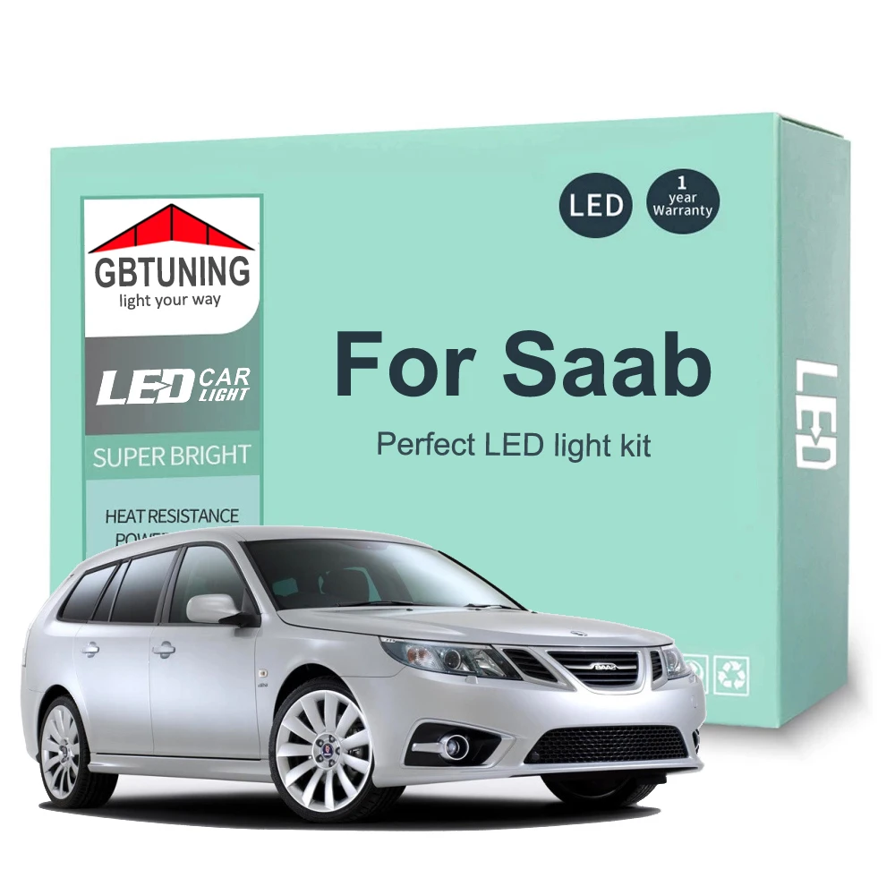 LED Interior Light Bulb Kit For Saab 9-3 9-5 93 95 YS3D YS3F YS3E YS3G ...