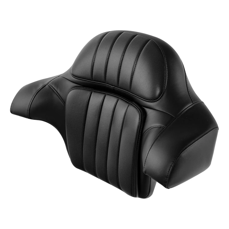 Motorcycle King Chopper Pack Trunk Backrest For Harley Tour Pak Touring ...