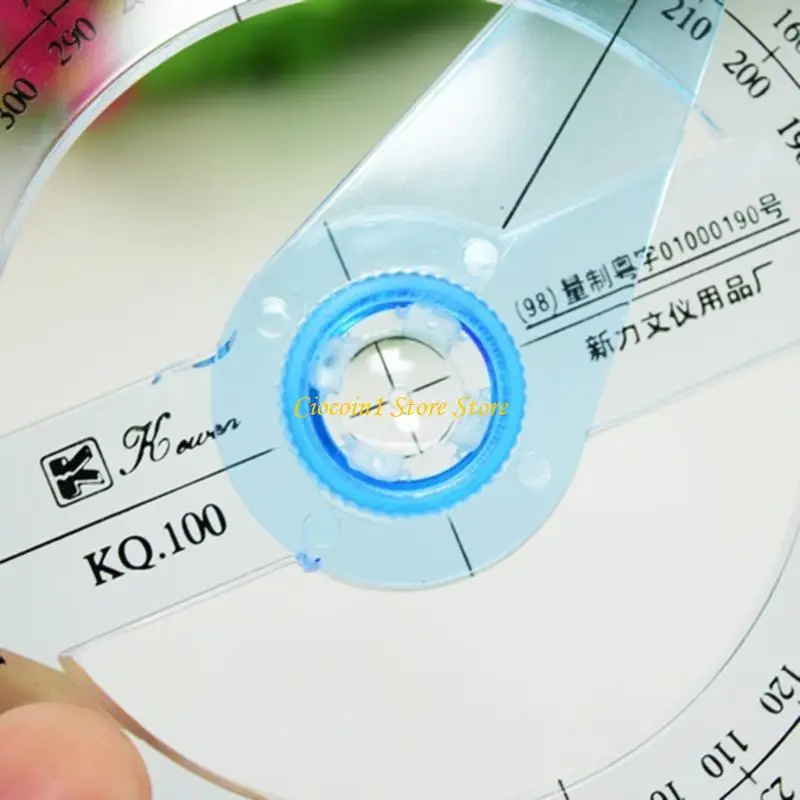 A3PC 4Inch Circle Protractor, 360 Degrees Plastic Protractor Ruler 360 ...