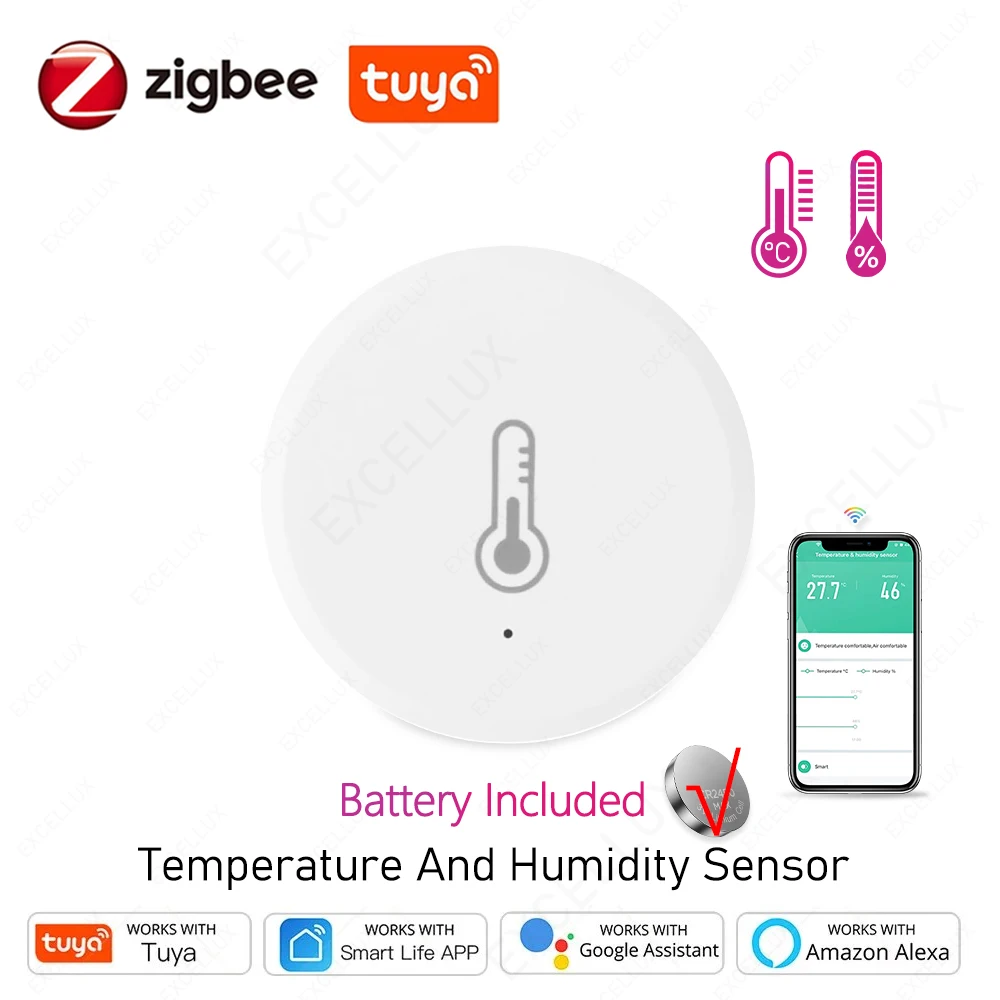 Tuya-Smart-Zigbee-Temperature-And-Humidity-Sensor-Indoor-Thermometer-Monitor-For-Home-Works-With ...
