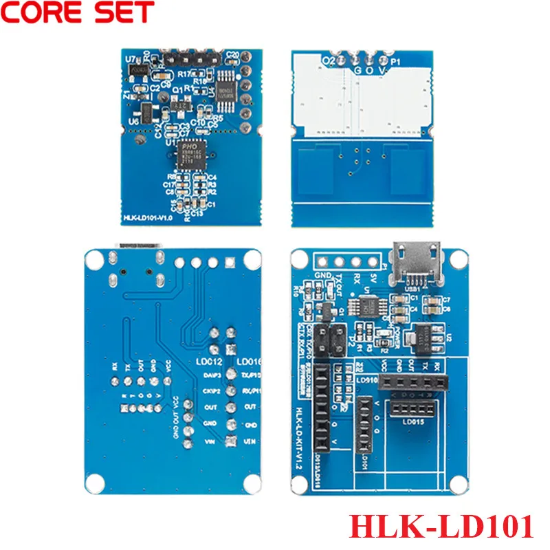 HLK-LD101-10G-Radar-Module-Radar-Kit-Development-Board-Intelligent ...