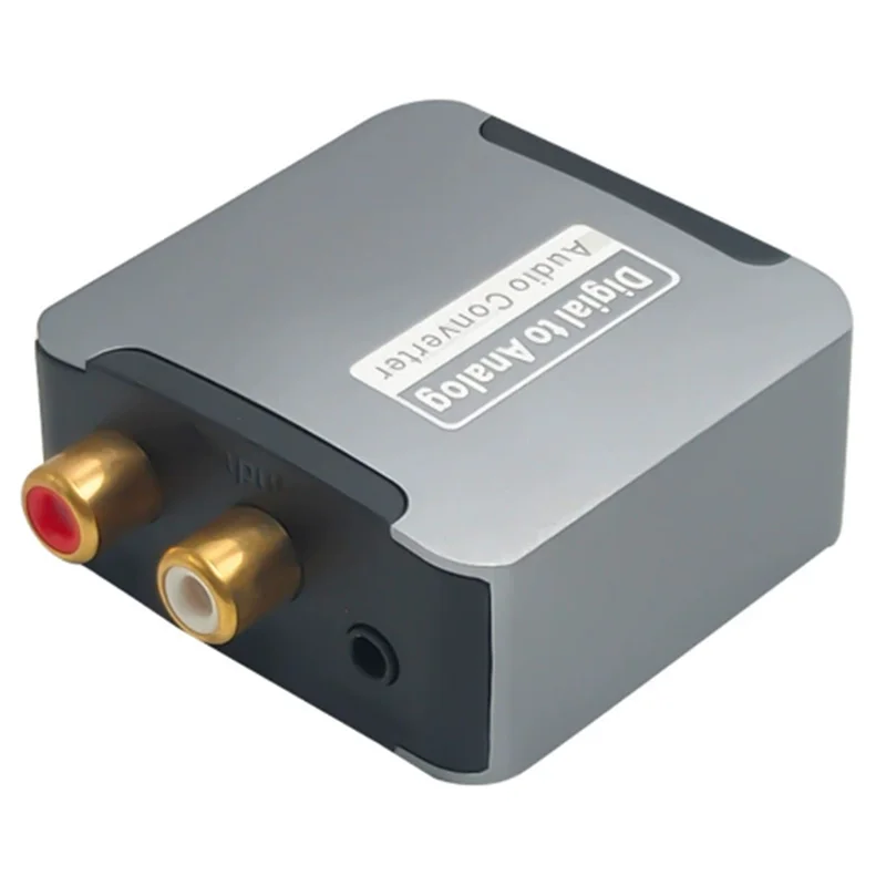 B92B-DAC Digital To Analog Audio Converter Optical SPDIF Coaxial Input ...