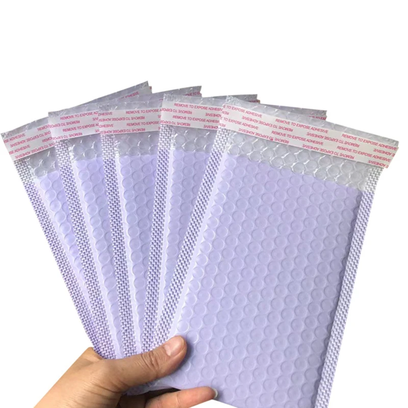 Pack-50-Bubble-Envelopes-purple-colourful-Packing-Bags-Self-Sealing ...