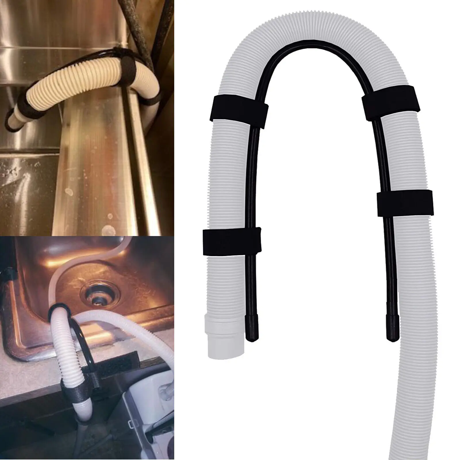 Universal-Washing-Machine-Dishwasher-Drain-Hose-Outlet-Extension-Pipe ...