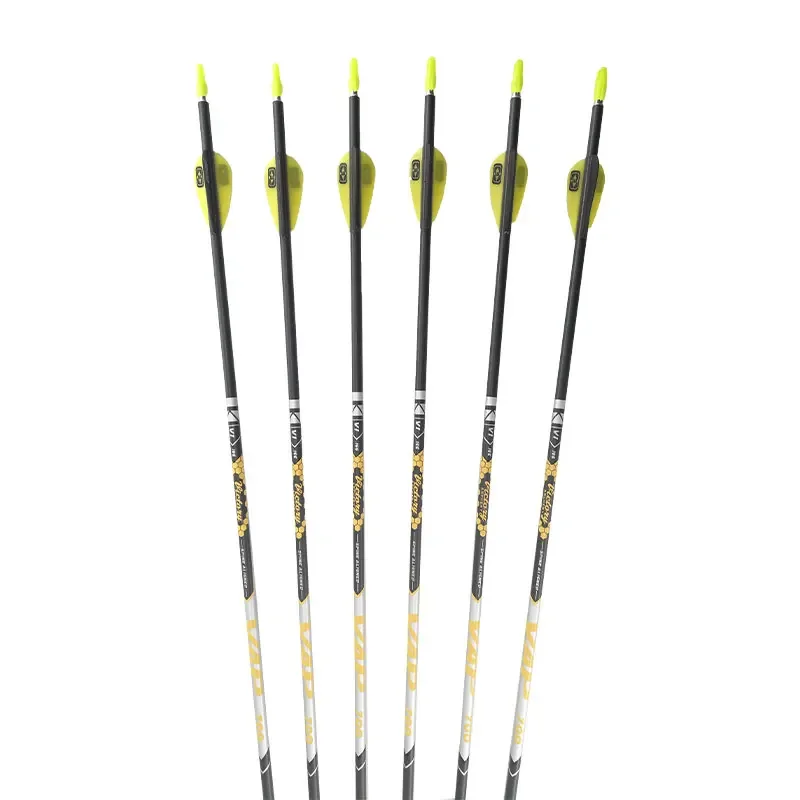 Archery-Pure-Carbon-Arrows-shaft-ID4-2mm-Spine350-900-Stainless-Steel ...