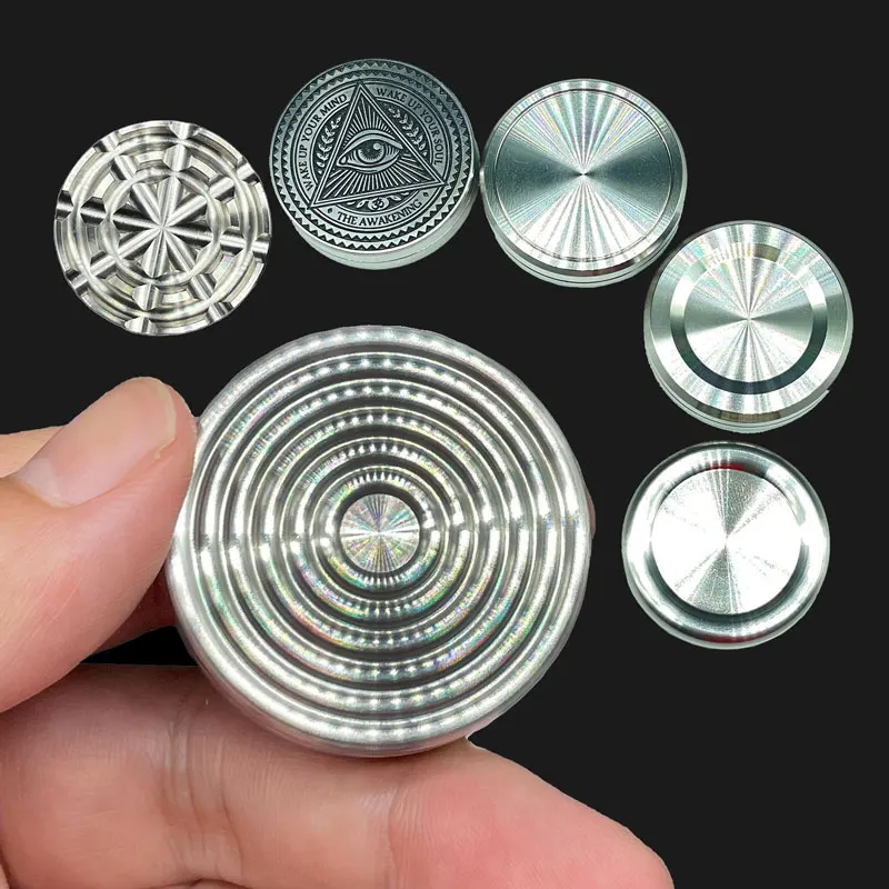 Milk-Cap-Stainless-Steel-Fidget-Coin-Adult-Metal-EDC-Fidget-Toys-Autism ...