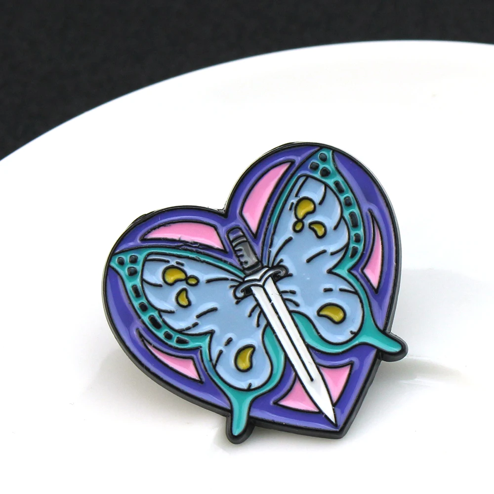 Anime-JoJo-Bizarre-Adventure-Brooch-Pin-Stone-Ocean-Jolyne-Cujoh-Sword ...