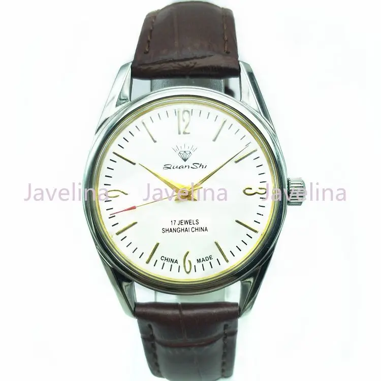 Old Shanghai brand watch men's manual mechanical watch retro 8120 brand ...