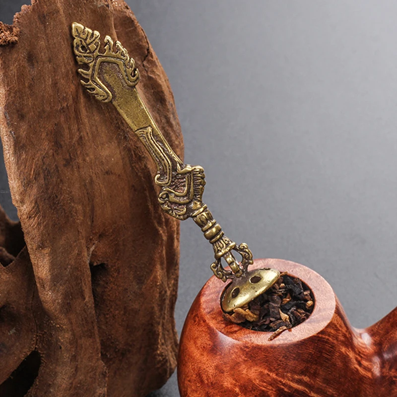 Pure-Copper-Tobacco-Pipe-Press-Stick-Tamper-Wisdom-Sword-Smoke-Pipe ...